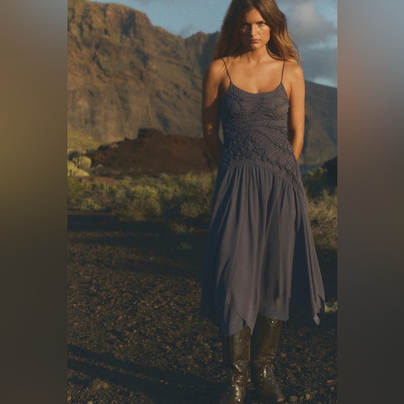 Zara | Dresses | Zara Navy Backless Dress | Poshmark